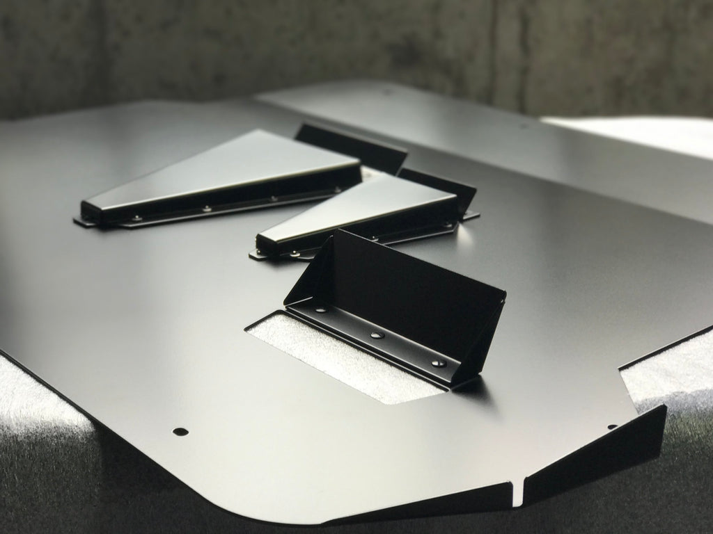 ADF Customs Aluminum Skid Plate/Undertray for 2016+ Ford Focus RS ...
