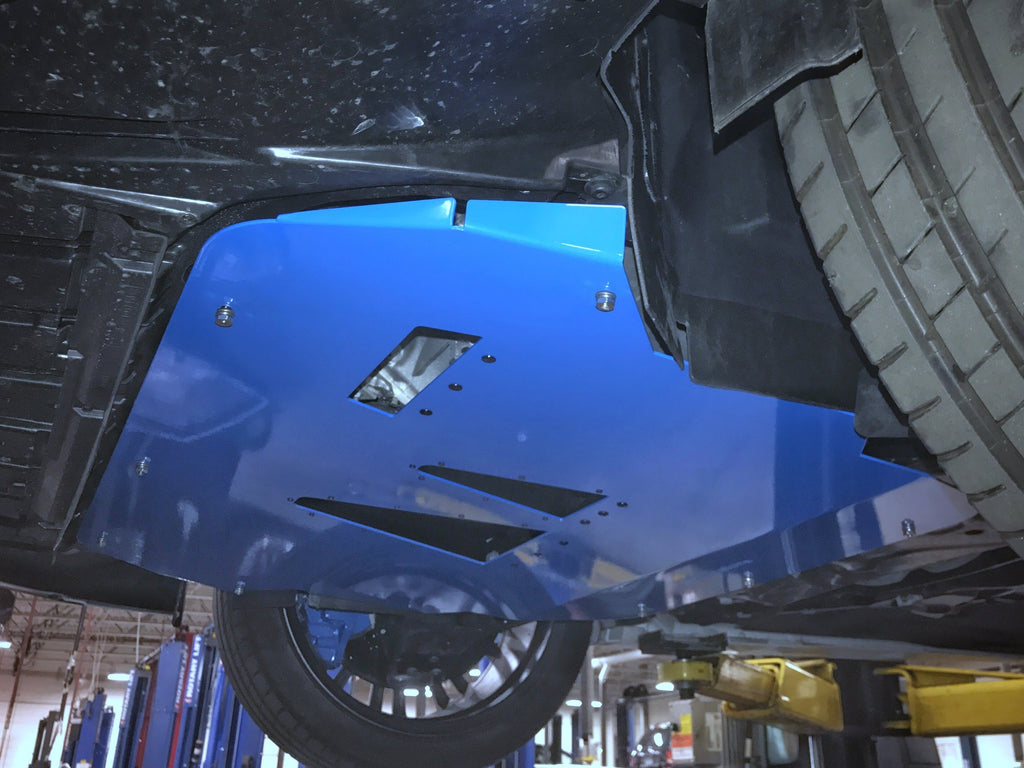 ADF Customs Aluminum Skid Plate/Undertray for 2016+ Ford Focus RS ...